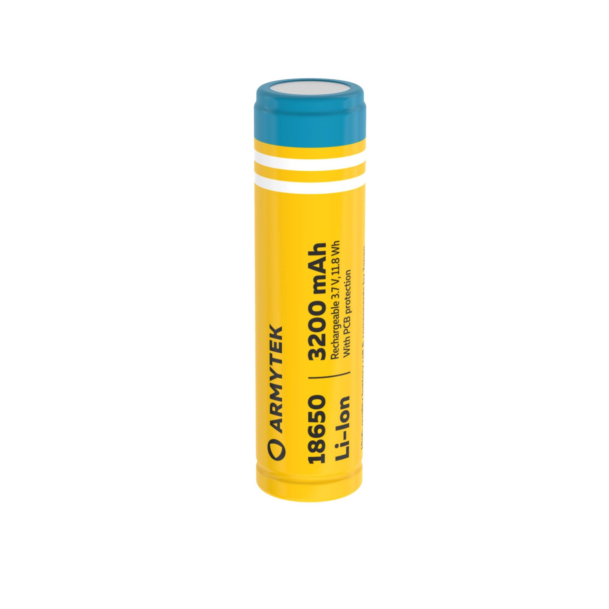 Armytek Wiederaufladbare Batterie 18650 Li-Ion 3200 mAh Protected ...